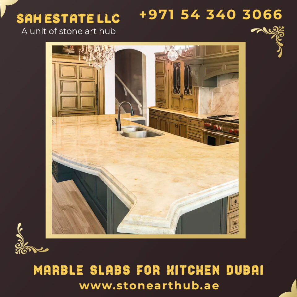 Marble Kitchen Tops Dubai - Luxury Marble Kitchen Dubai