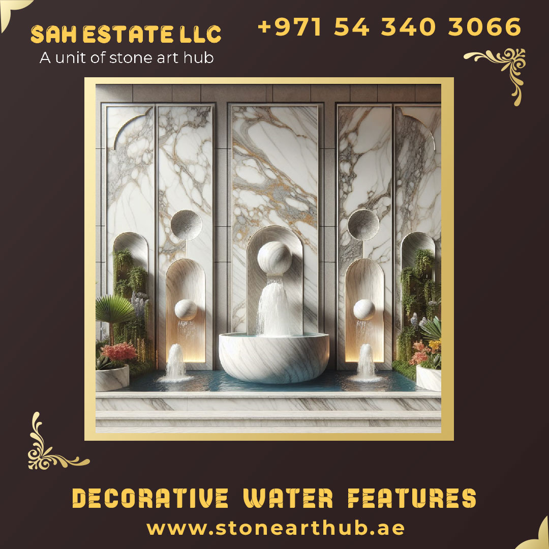 Indoor Water Features - Fountains - Waterfalls - Dubai UAE