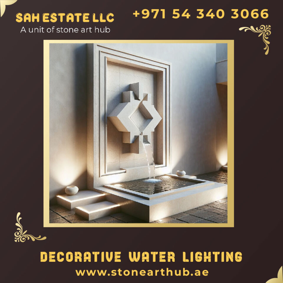 Water Feature Lighting Dubai - Water Garden Lighting UAE