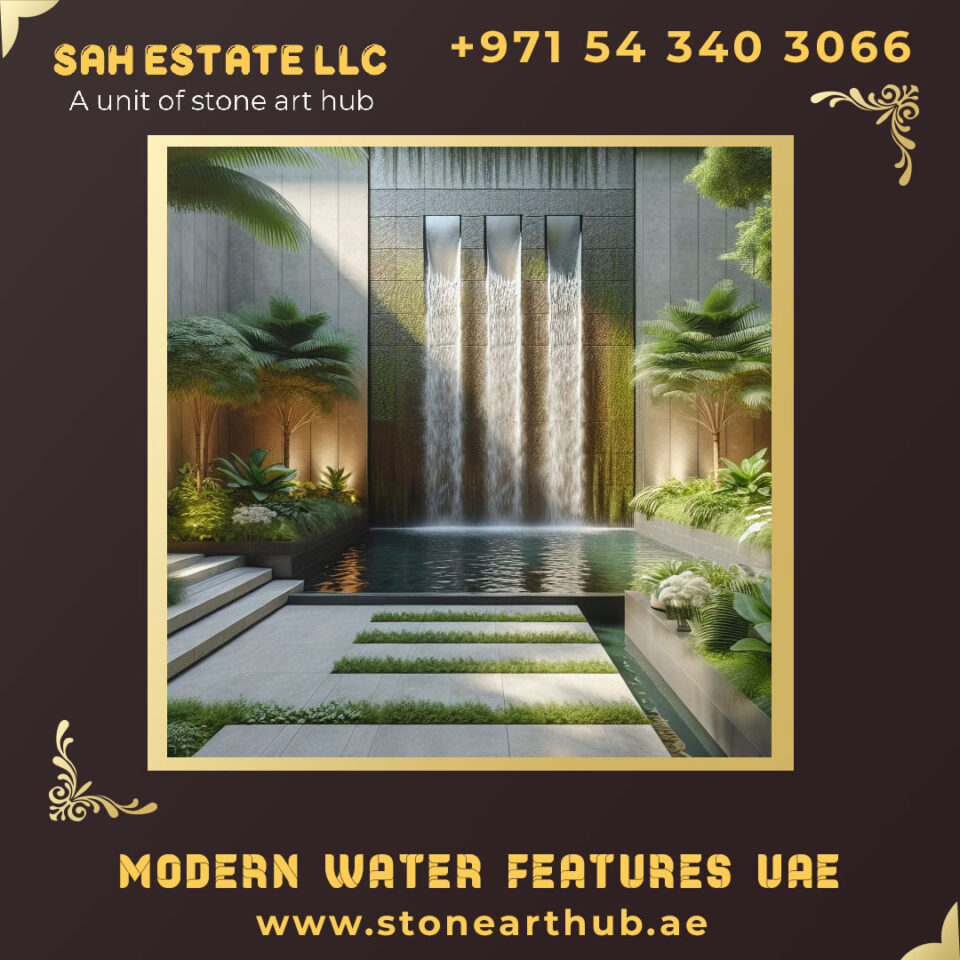 Water Fountains UAE - Commercial Fountain Water Features