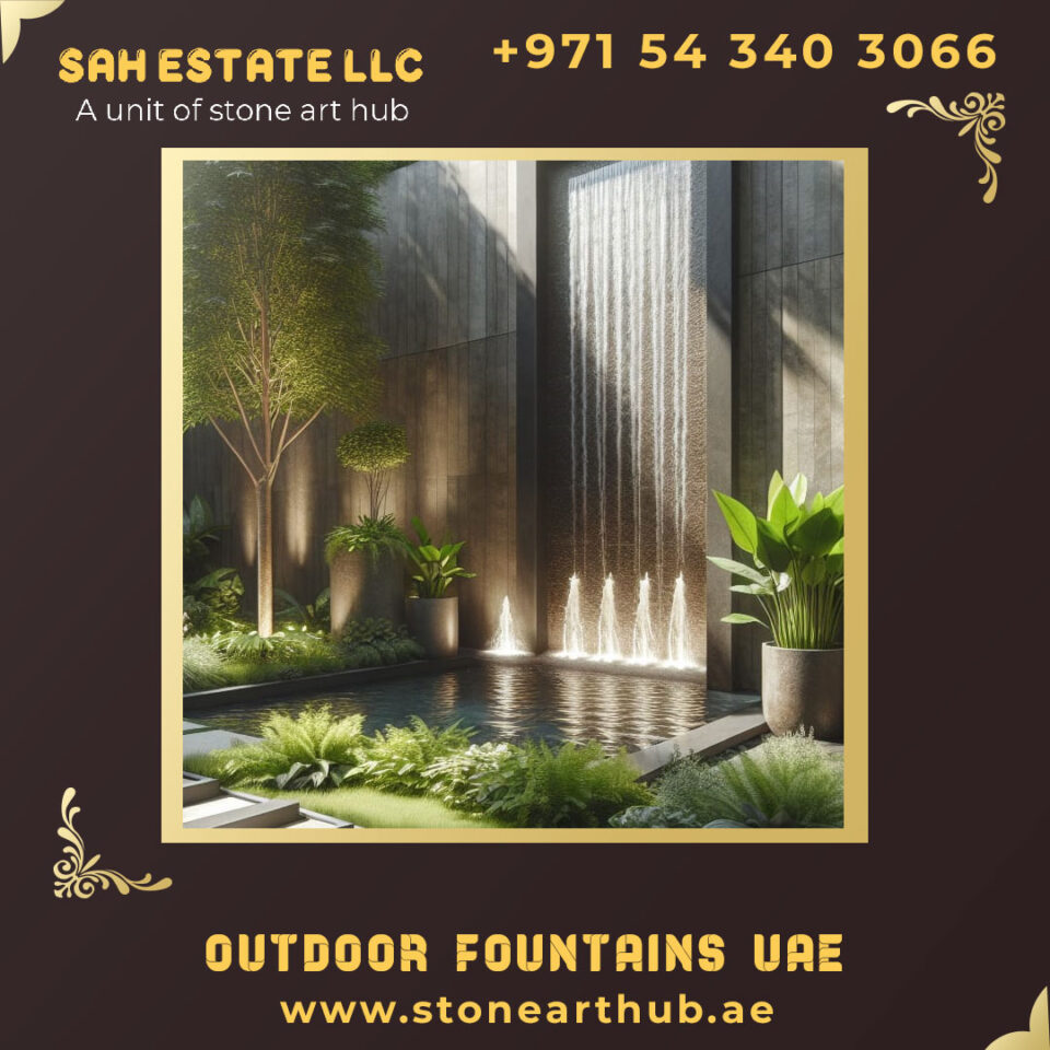 Water Fountains UAE - Commercial Fountain Water Features