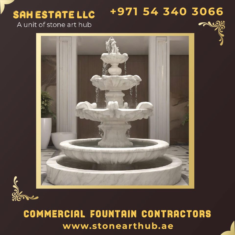 Commercial Fountains Services Dubai - Water Features Dubai