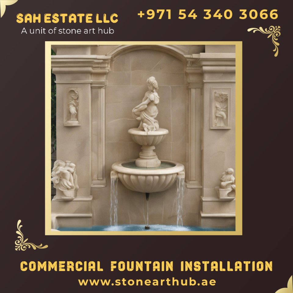 Commercial Fountains Services Dubai - Water Features Dubai