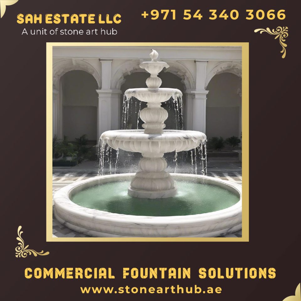 Commercial Fountains Services Dubai - Water Features Dubai