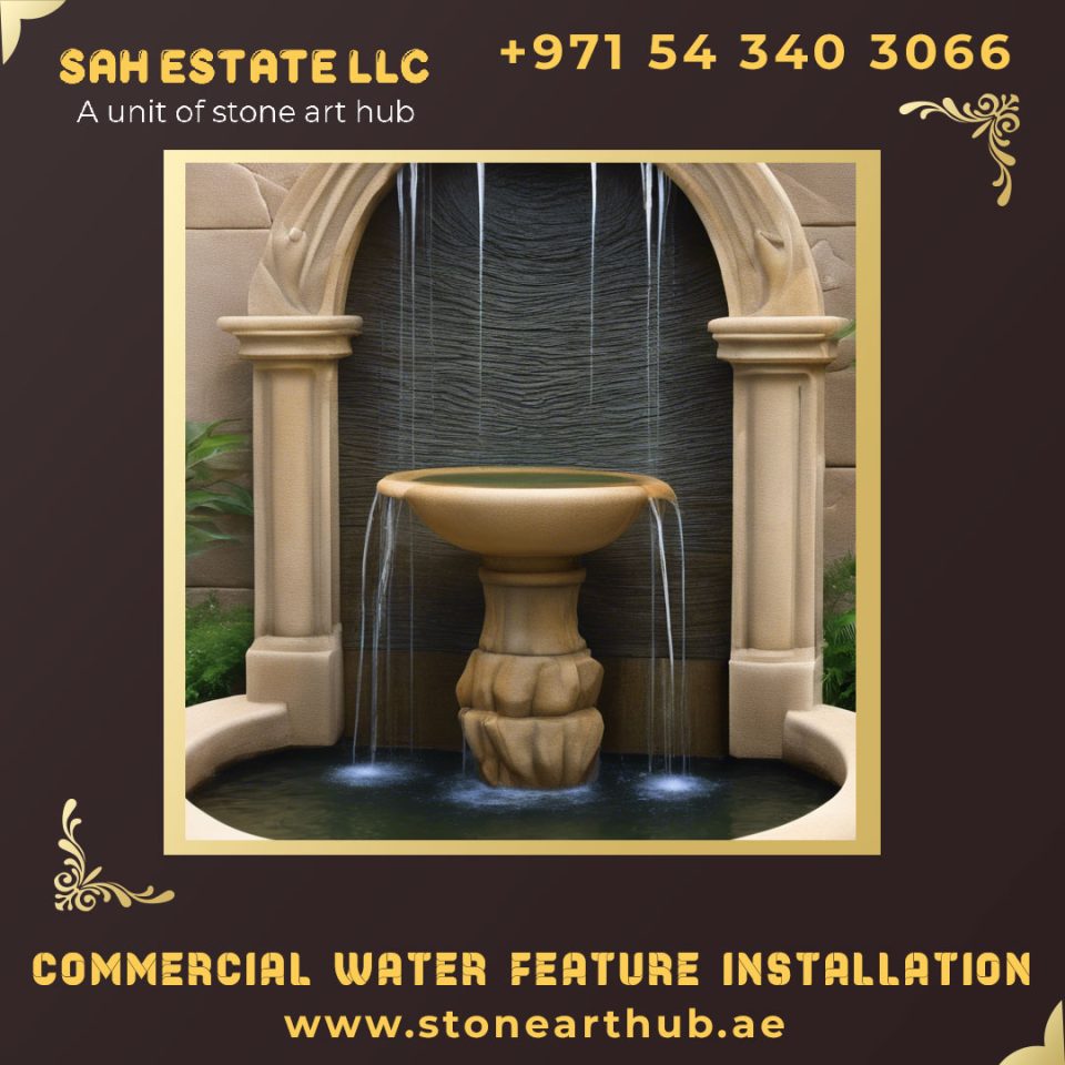 Commercial Fountains Services Dubai - Water Features Dubai