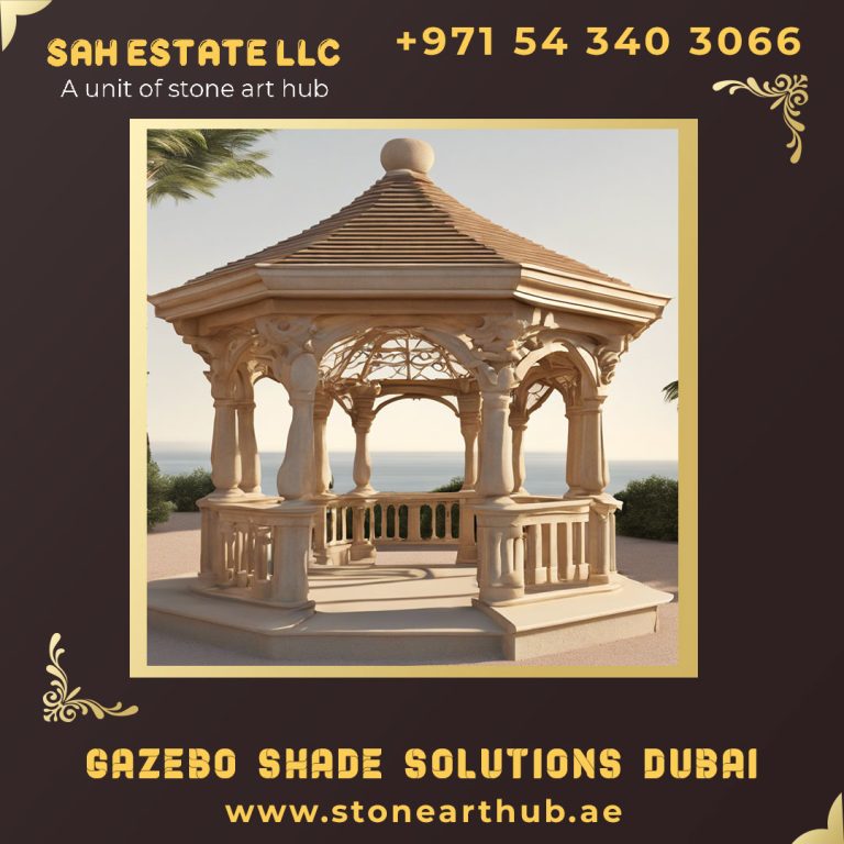 Gazebo Stone Supplier Dubai UAE - ☎ +971 54 340 3066