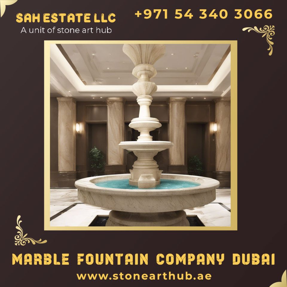 Marble Fountain Suppliers Dubai - ☎ +971 54 340 3066
