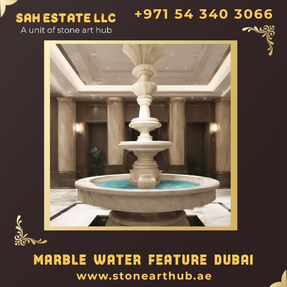 Marble Fountain Suppliers Dubai - ☎ +971 54 340 3066