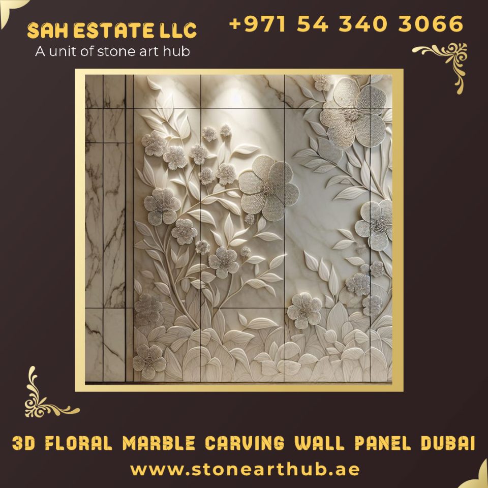 3D Marble Wall Designs in Dubai - ☎ +971 54 340 3066