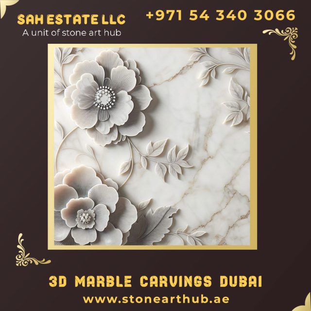 3D Marble Wall Designs in Dubai - ☎ +971 54 340 3066