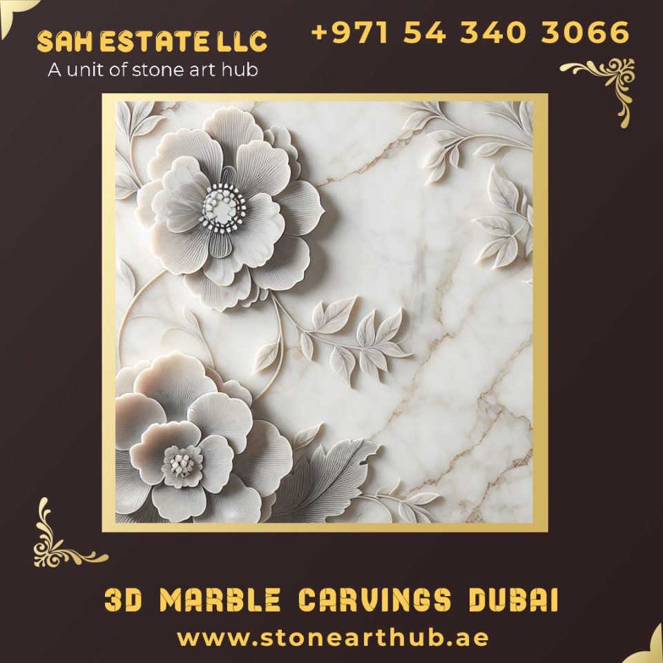 3D Marble Wall Designs in Dubai - ☎ +971 54 340 3066