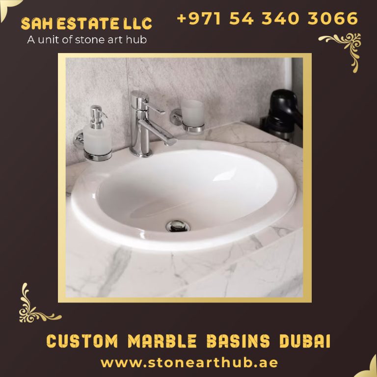 Premium Marble Basins in Dubai - ☎ +971 54 340 3066