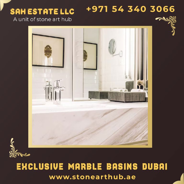Premium Marble Basins in Dubai - ☎ +971 54 340 3066
