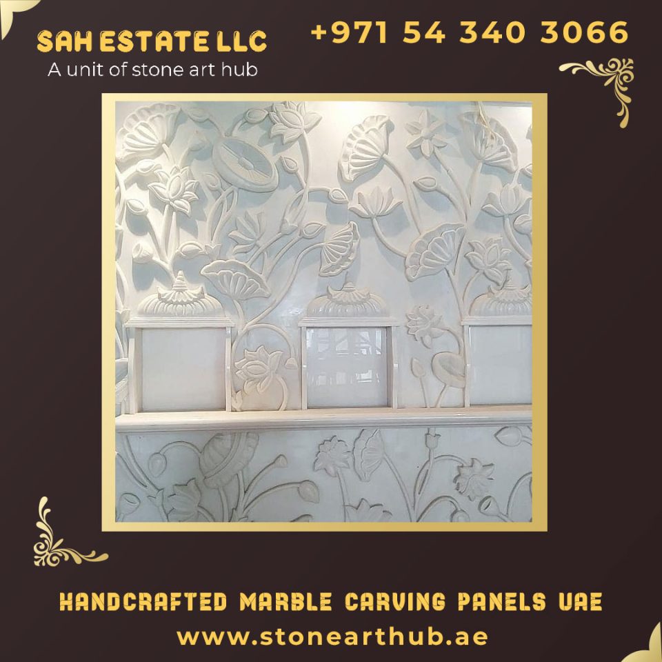 Handcrafted Marble Wall Carving Manufacturers +971543403066