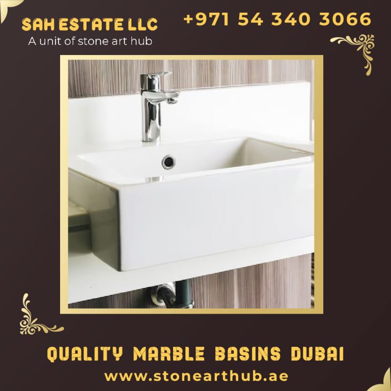 Premium Marble Basins in Dubai - ☎ +971 54 340 3066
