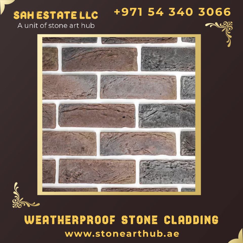 Exterior Stone Cladding in Dubai - ☎ +971 54 340 3066