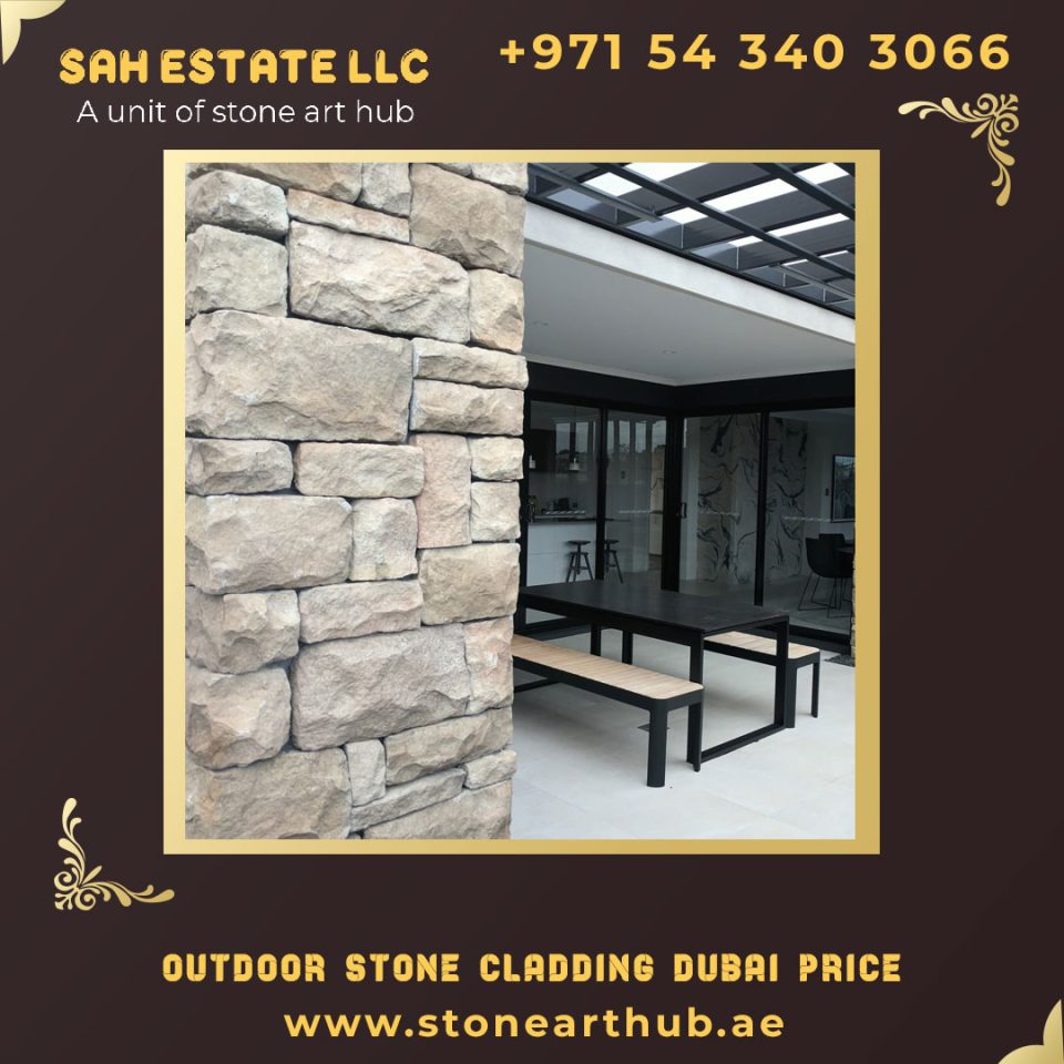 Outdoor Stone Cladding Contractors - ☎ +971 54 340 3066