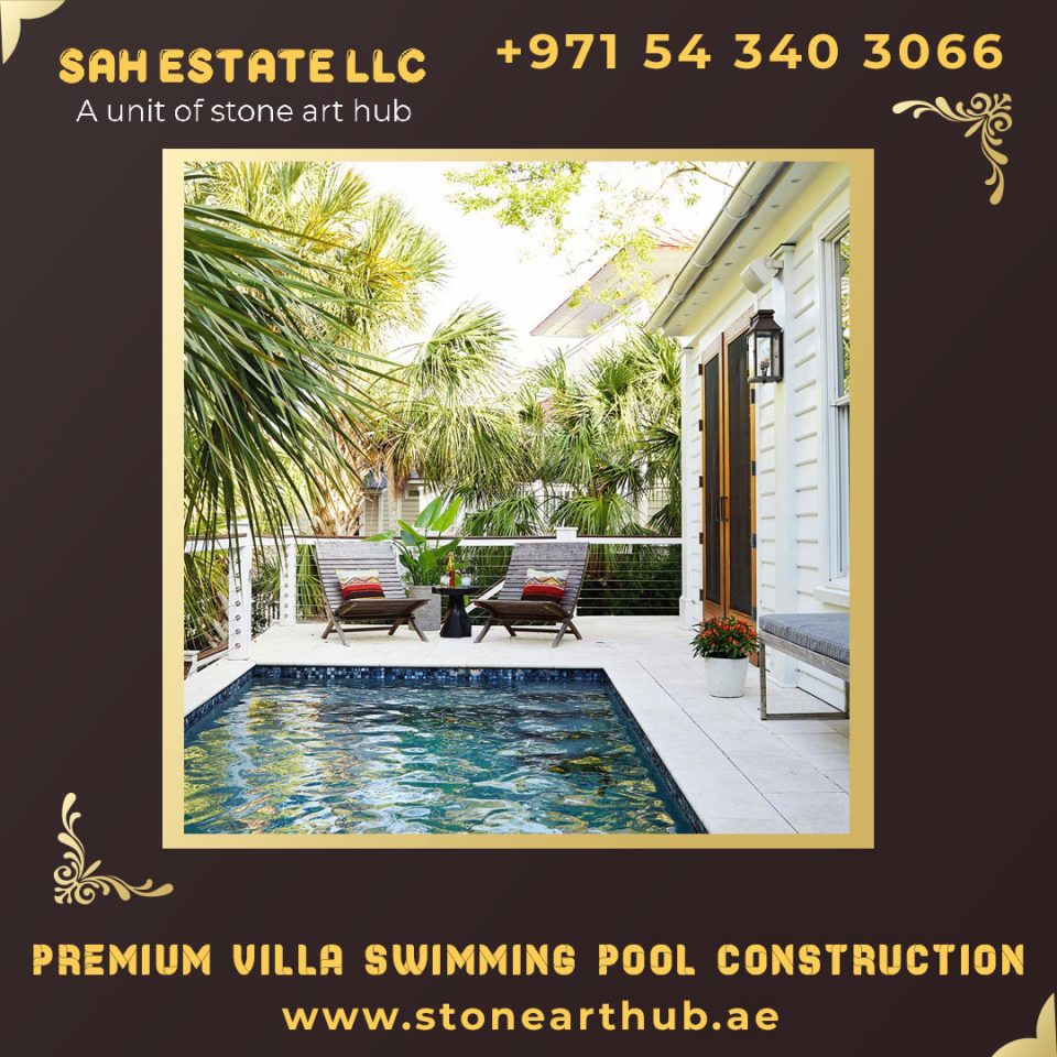 Villa Swimming Pool Construction in Dubai ☎ +971 543403066