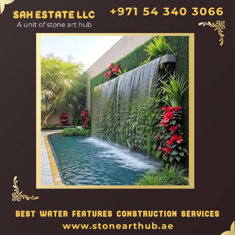 Water Features Construction Abu Dhabi - ☎ +971 54 340 3066