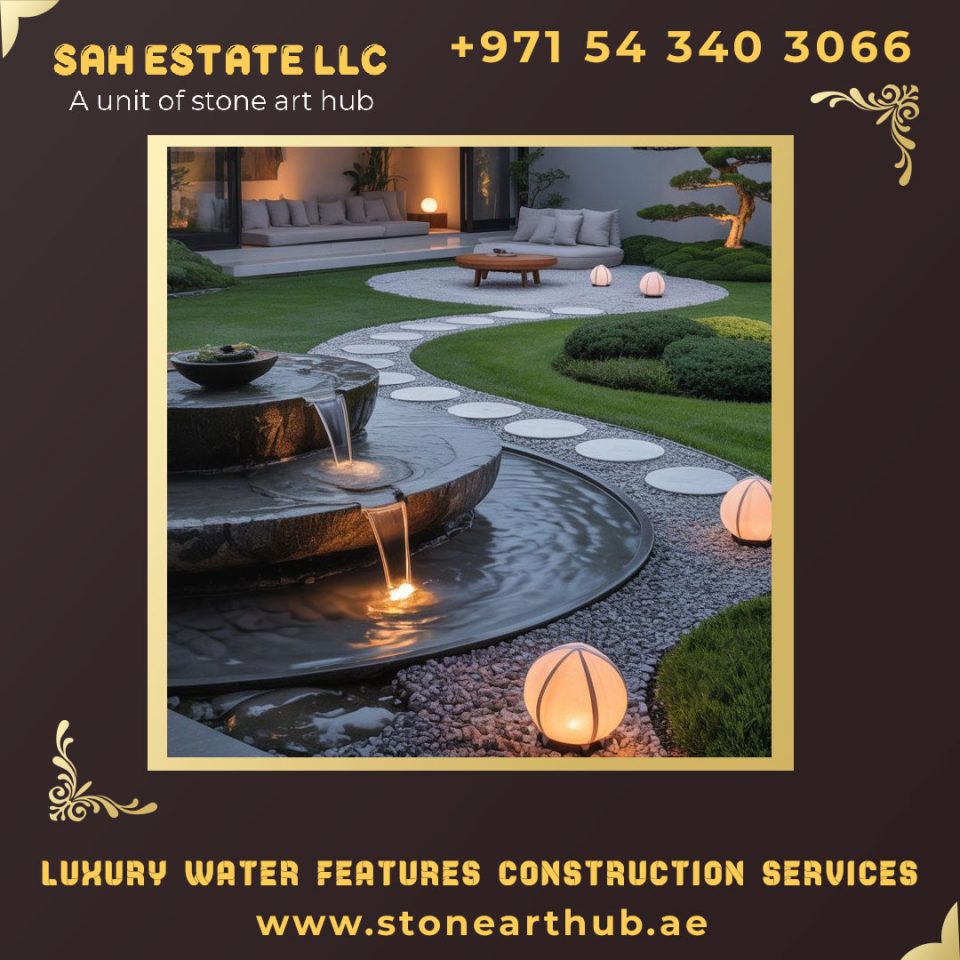 Water Features Construction Abu Dhabi - ☎ +971 54 340 3066