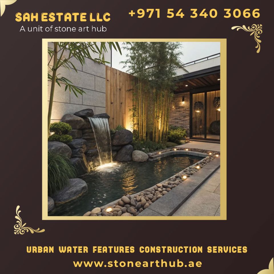Water Features Construction Abu Dhabi - ☎ +971 54 340 3066